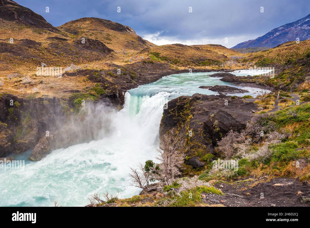The Salto Grande is a waterfall on the Paine River, after the ...