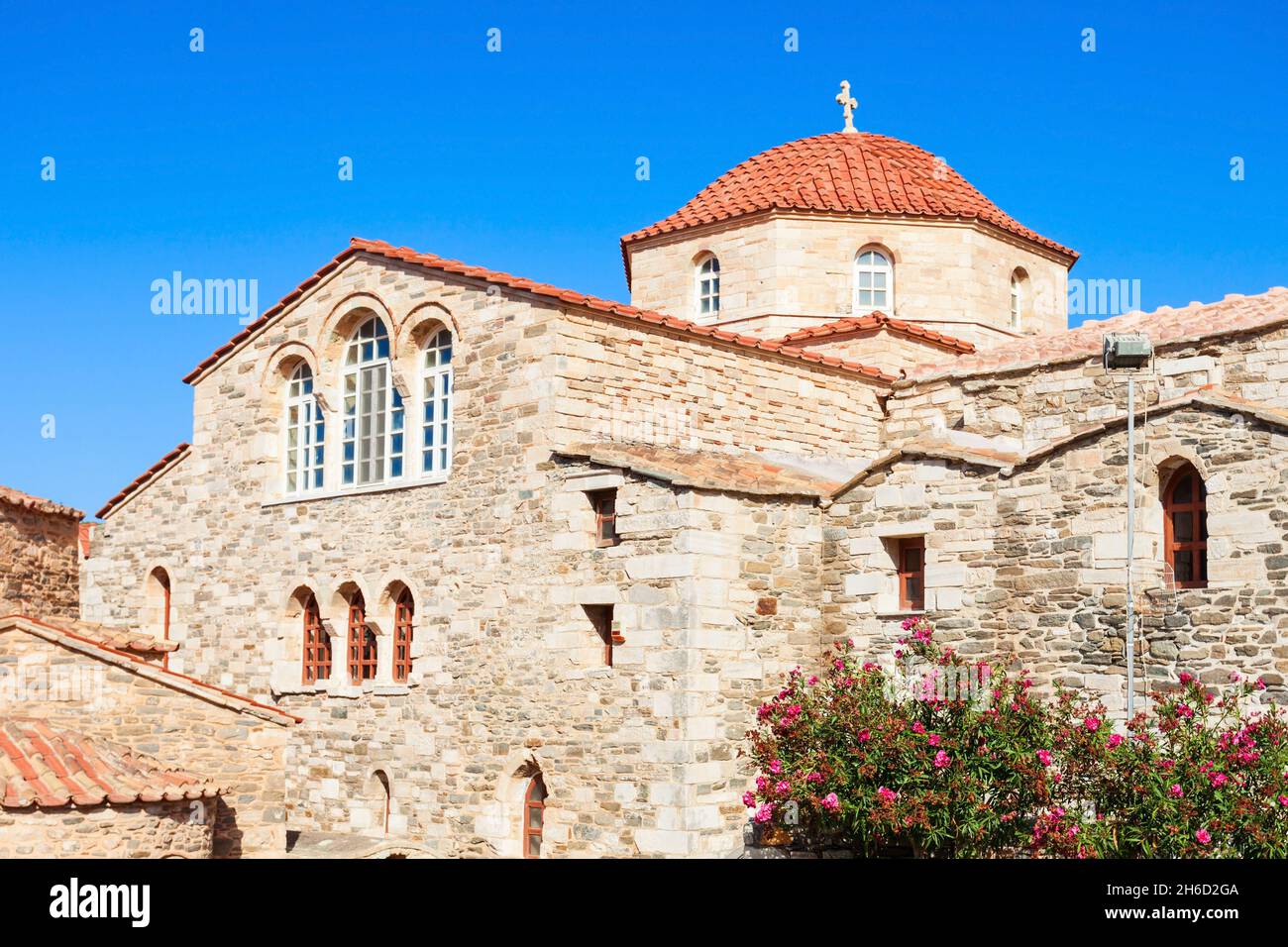 Panagia Ekatontapyliani or Church of 100 Doors on the island of Paros ...