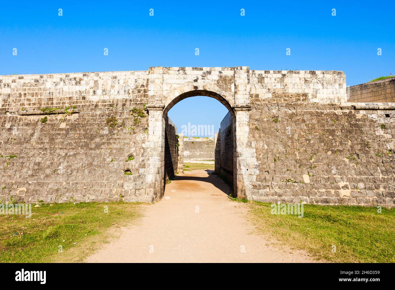 Jaffna Fort in Jaffna. Fort was built by the Portuguese in Jaffna ...