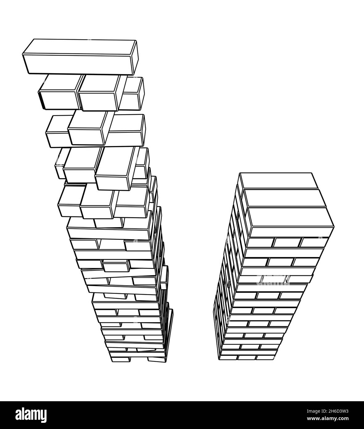 Board game contour from black lines lying on top of each other isolated ...
