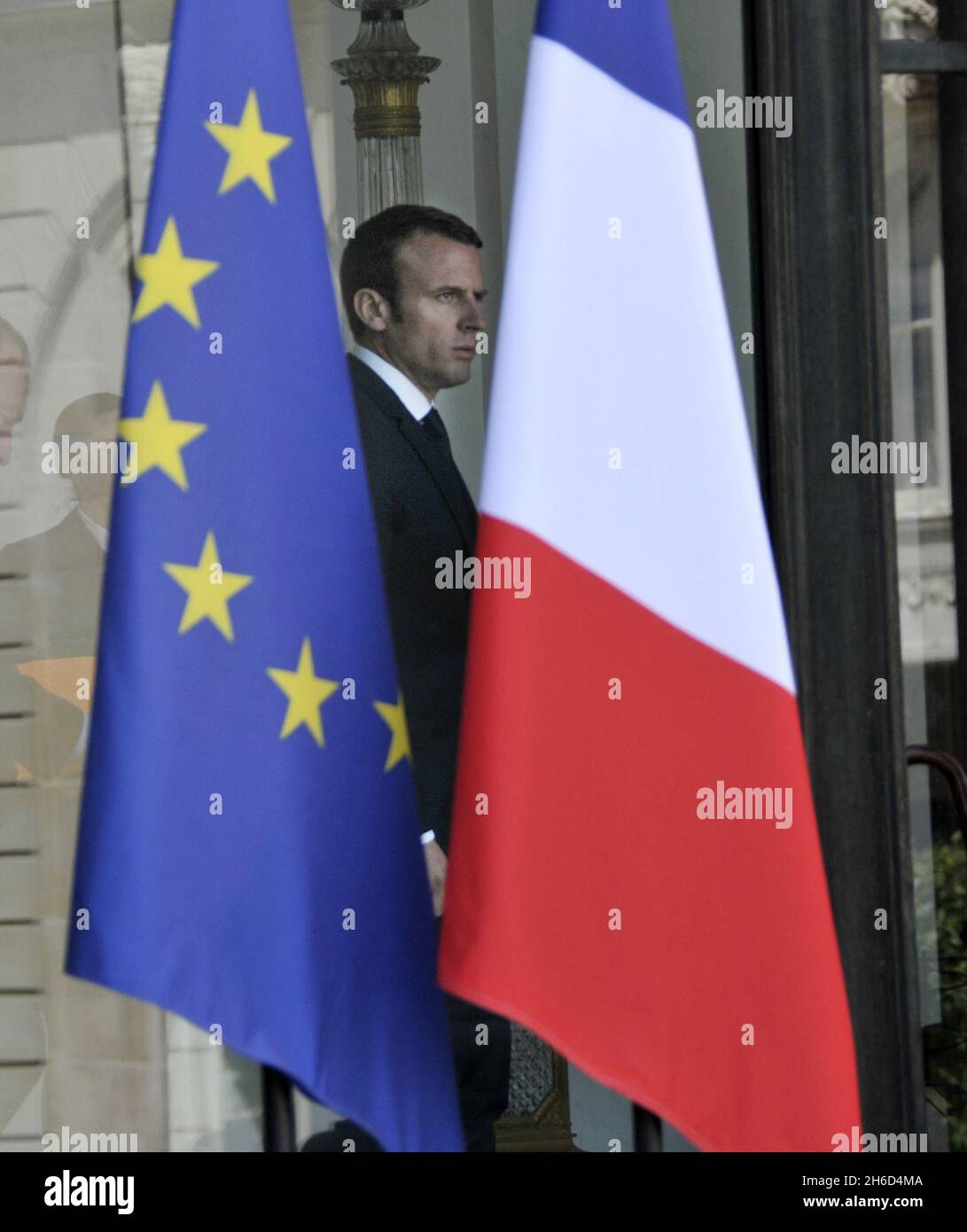 File photo dated May 23, 2017 of President Emmanuel Macron at Elysee ...