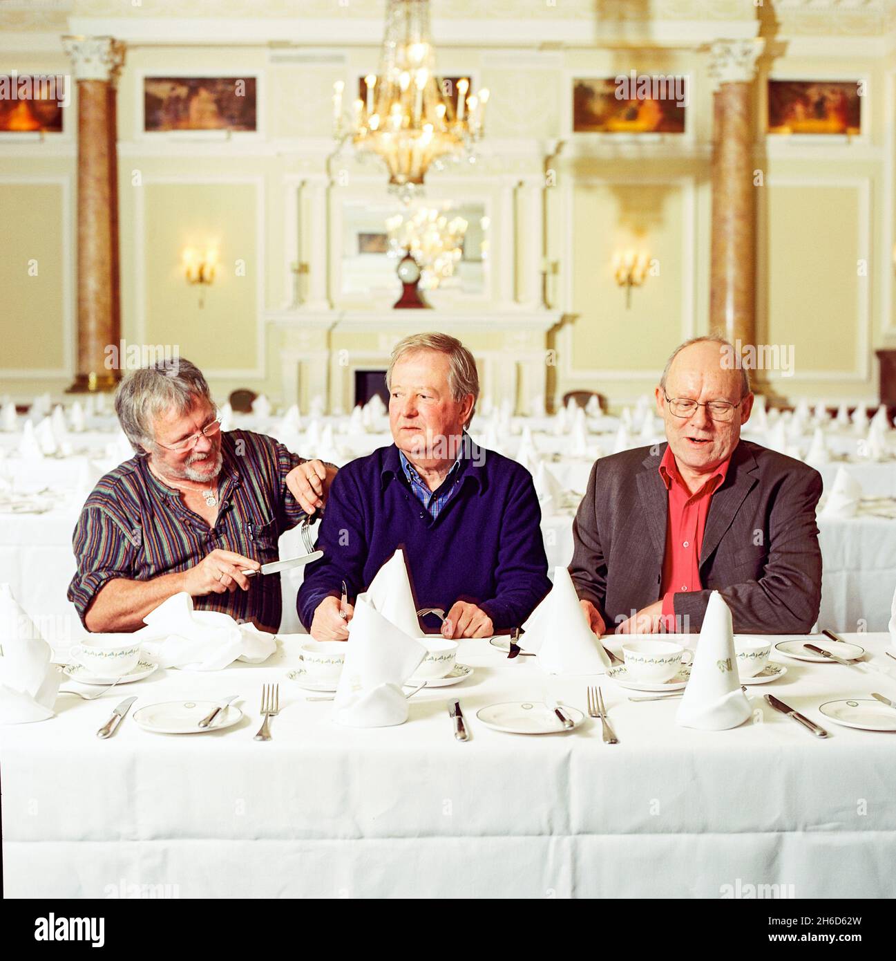 The Goodies classic comedy trio Tim Brooke-Taylor, Graeme Garden and ...
