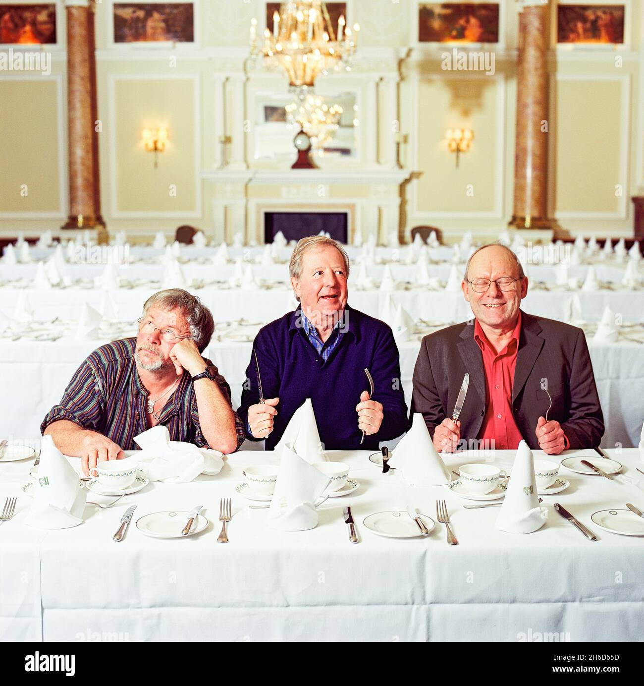 The Goodies classic comedy trio Tim Brooke-Taylor, Graeme Garden and ...