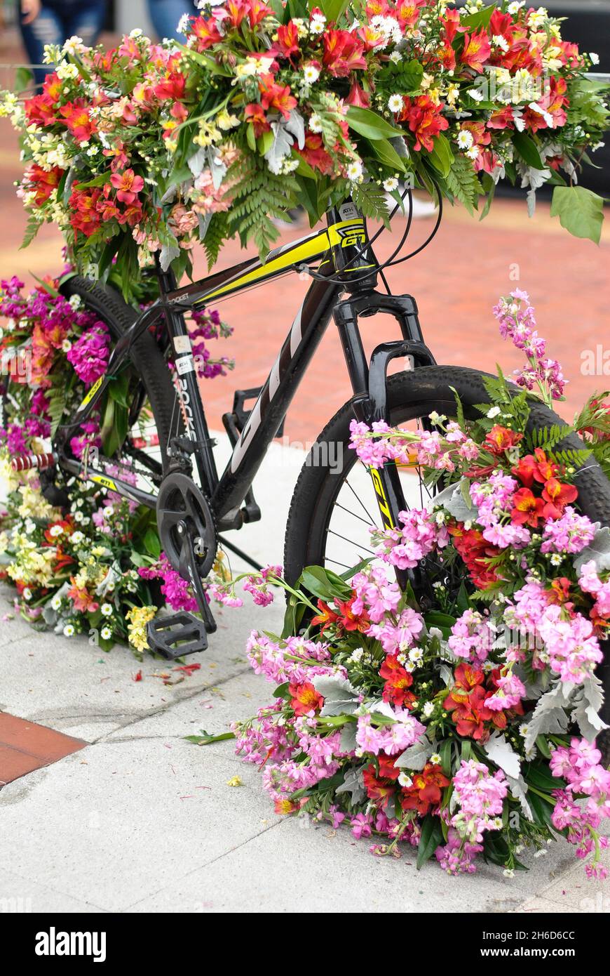 Bike decorated hi-res stock photography and images - Alamy
