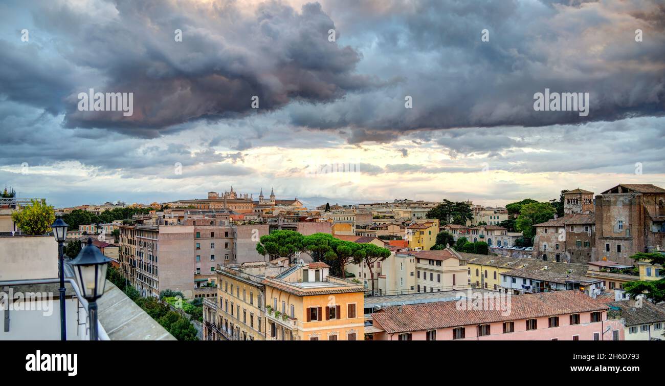 Rome colosseum hdr sunset hi-res stock photography and images - Alamy