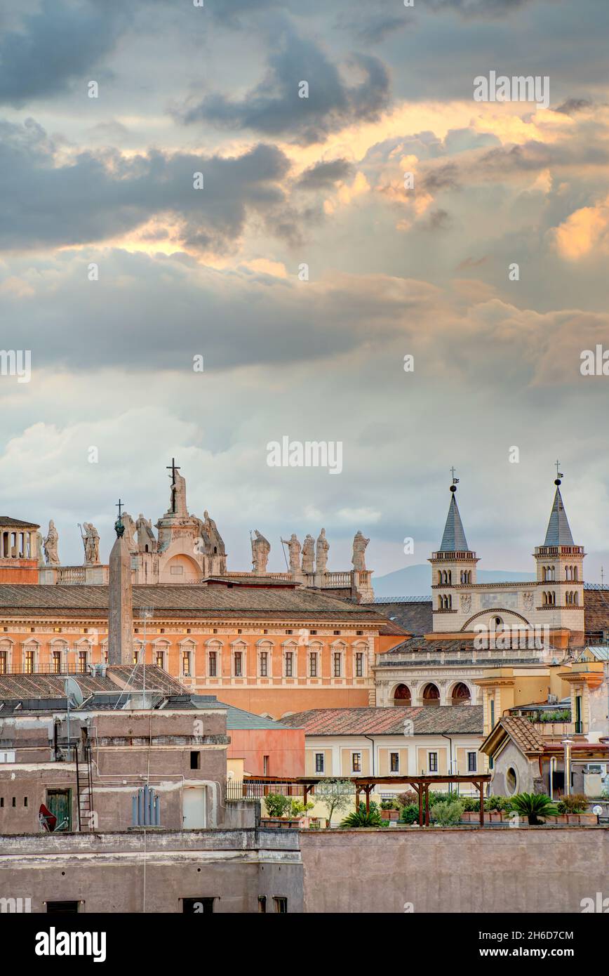 Rome colosseum hdr sunset hi-res stock photography and images - Alamy