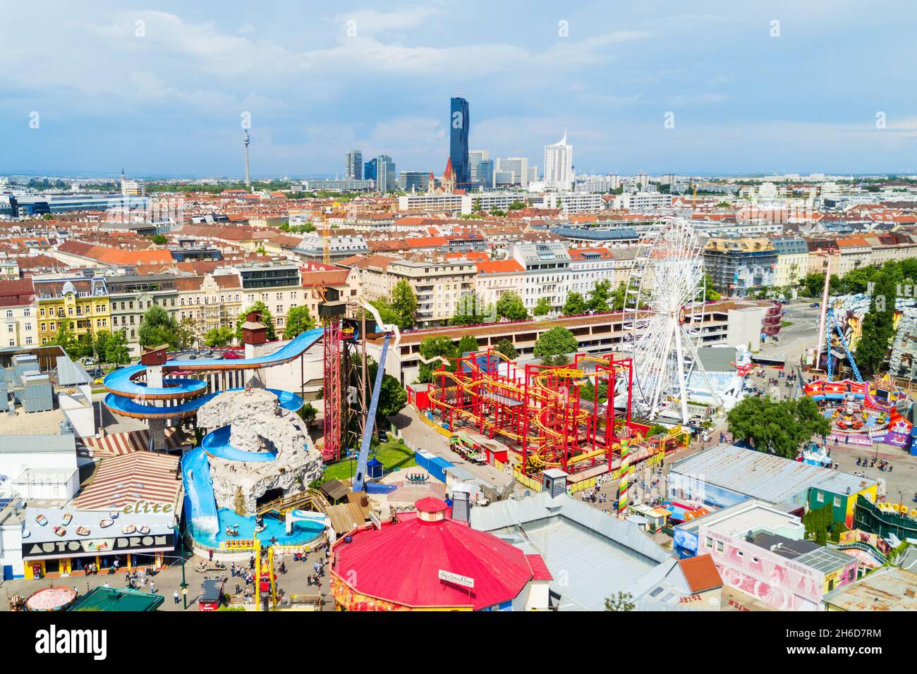 VIENNA, AUSTRIA - MAY 13, 2017: The Wurstelprater or Wurstel Prater ...