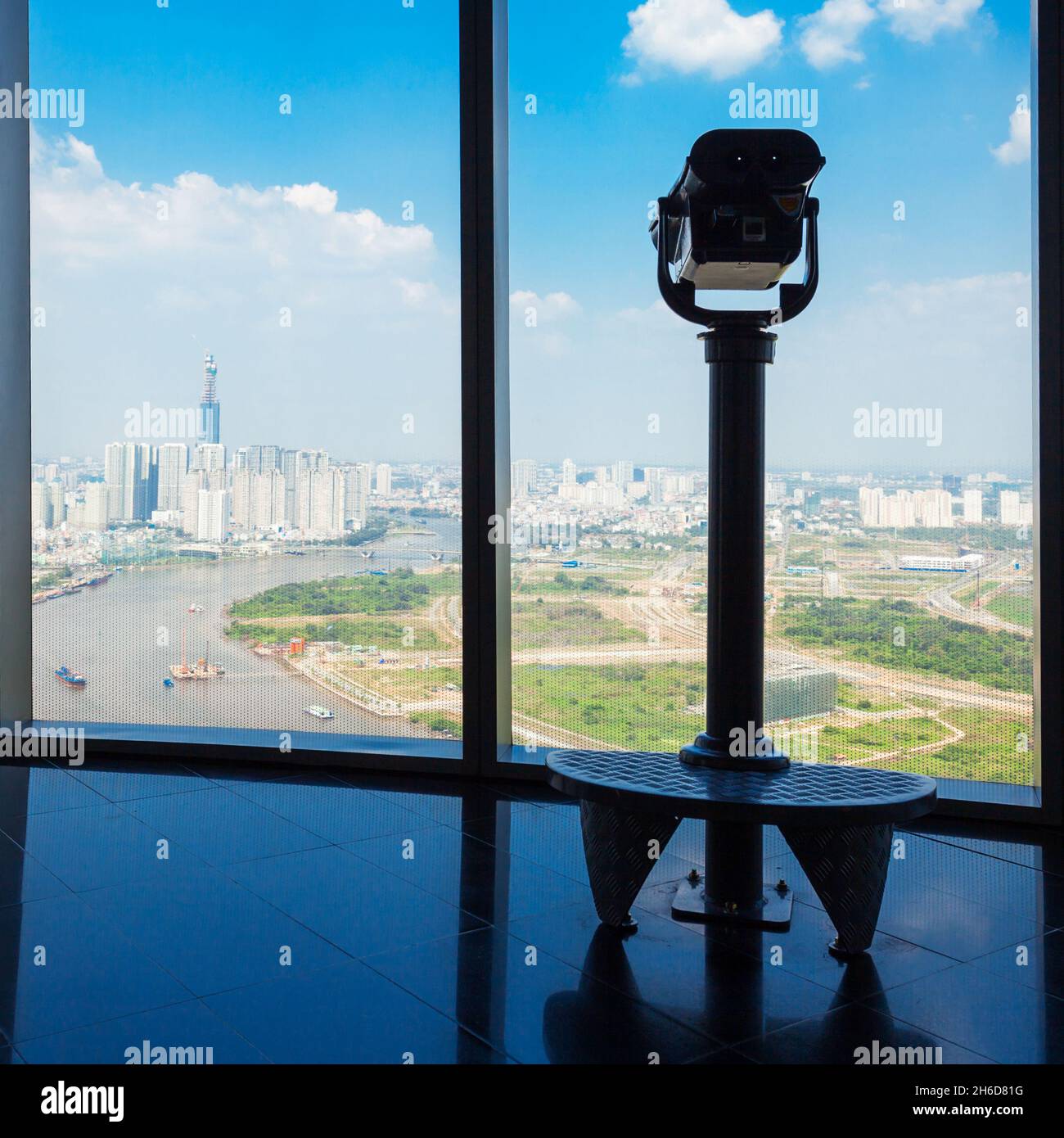 HO CHI MINH, VIETNAM - MARCH 08, 2018: The Saigon Skydeck is the ...