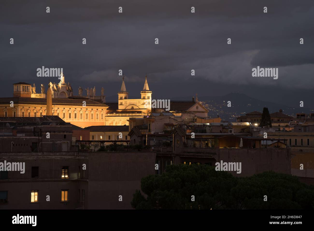 Rome colosseum hdr sunset hi-res stock photography and images - Alamy
