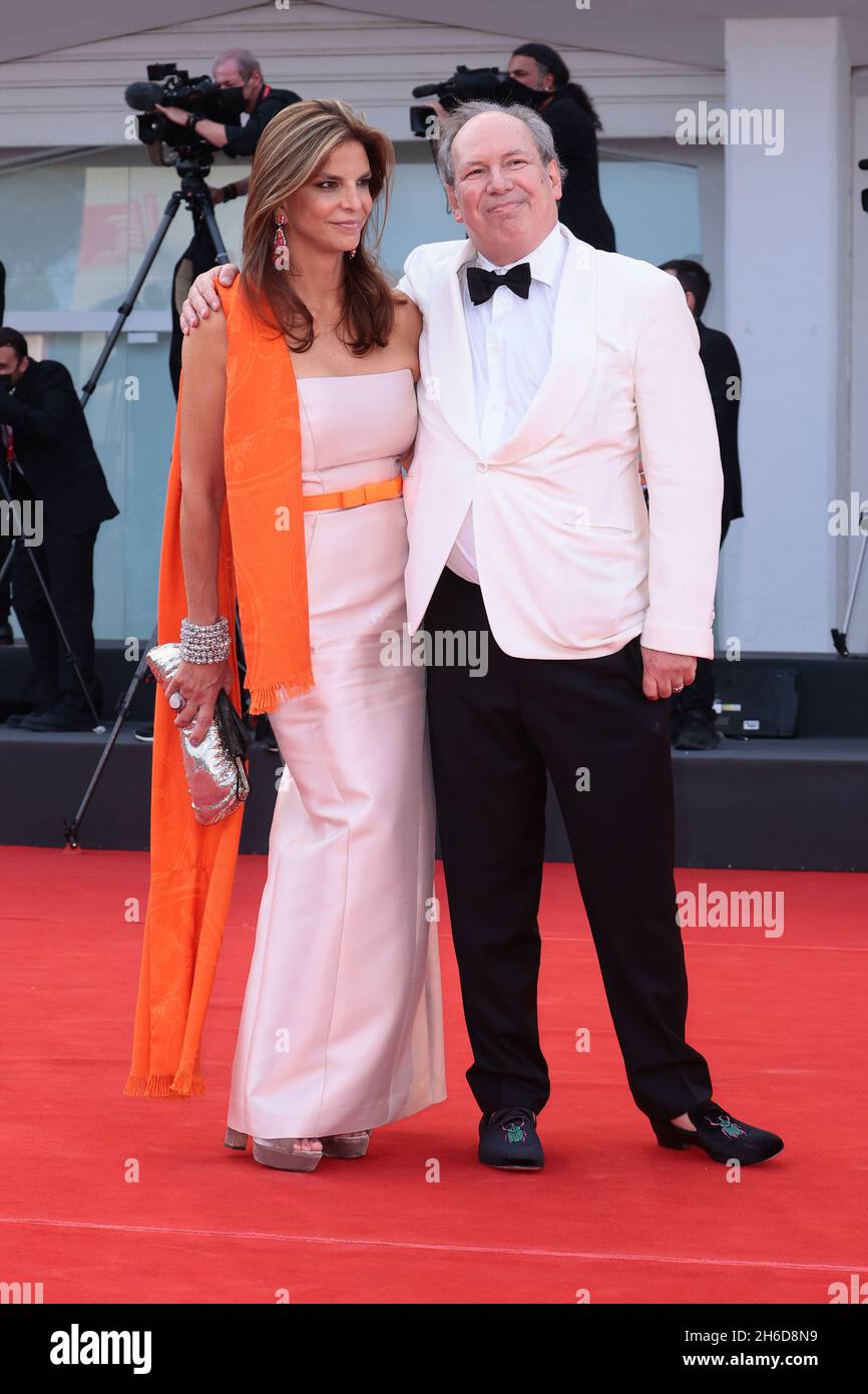 VENICE, ITALY - SEPTEMBER 03: Hans Zimmer, Suzanne Zimmer attends the ...
