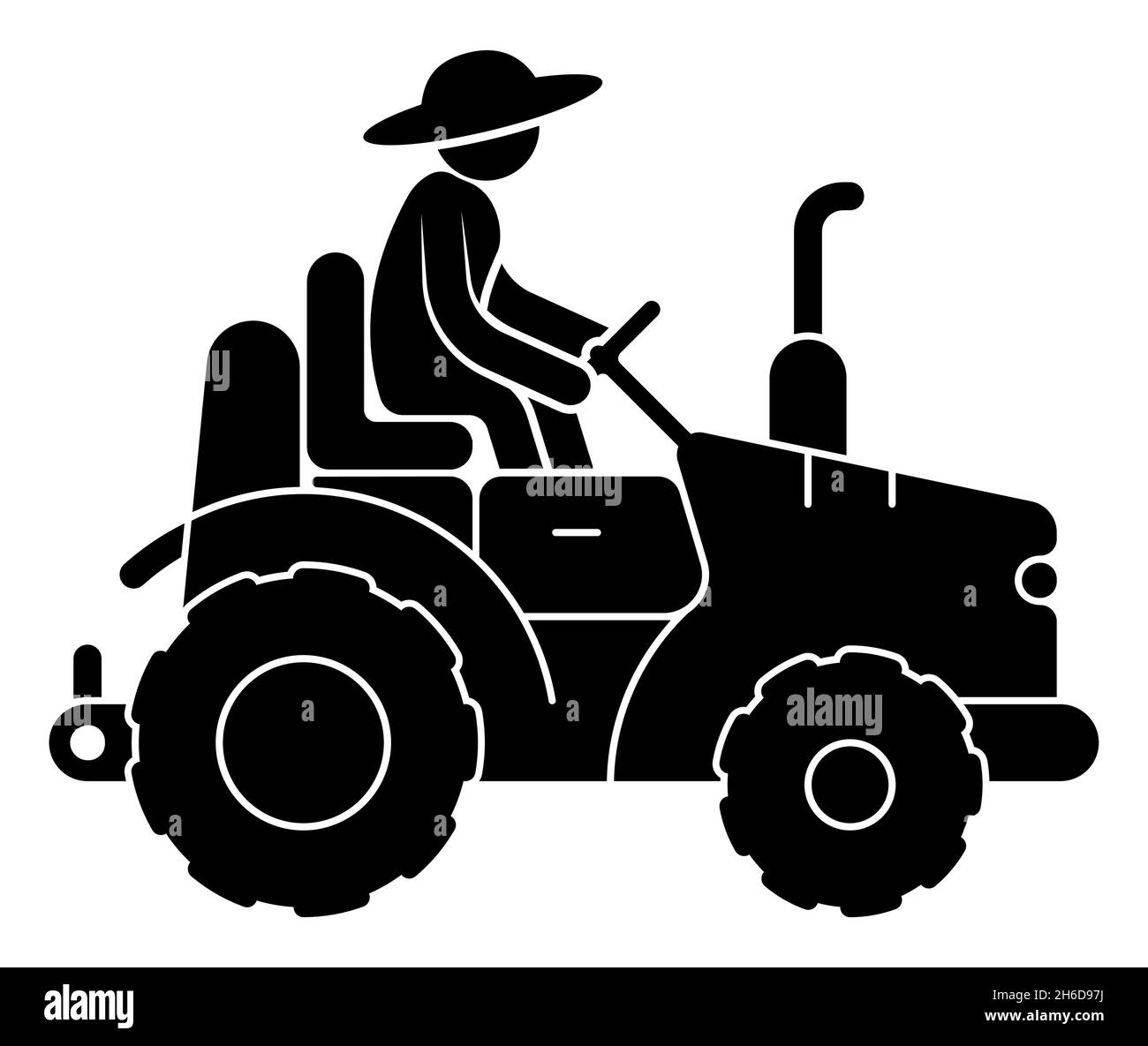 Man drives car on rural Black and White Stock Photos & Images - Alamy