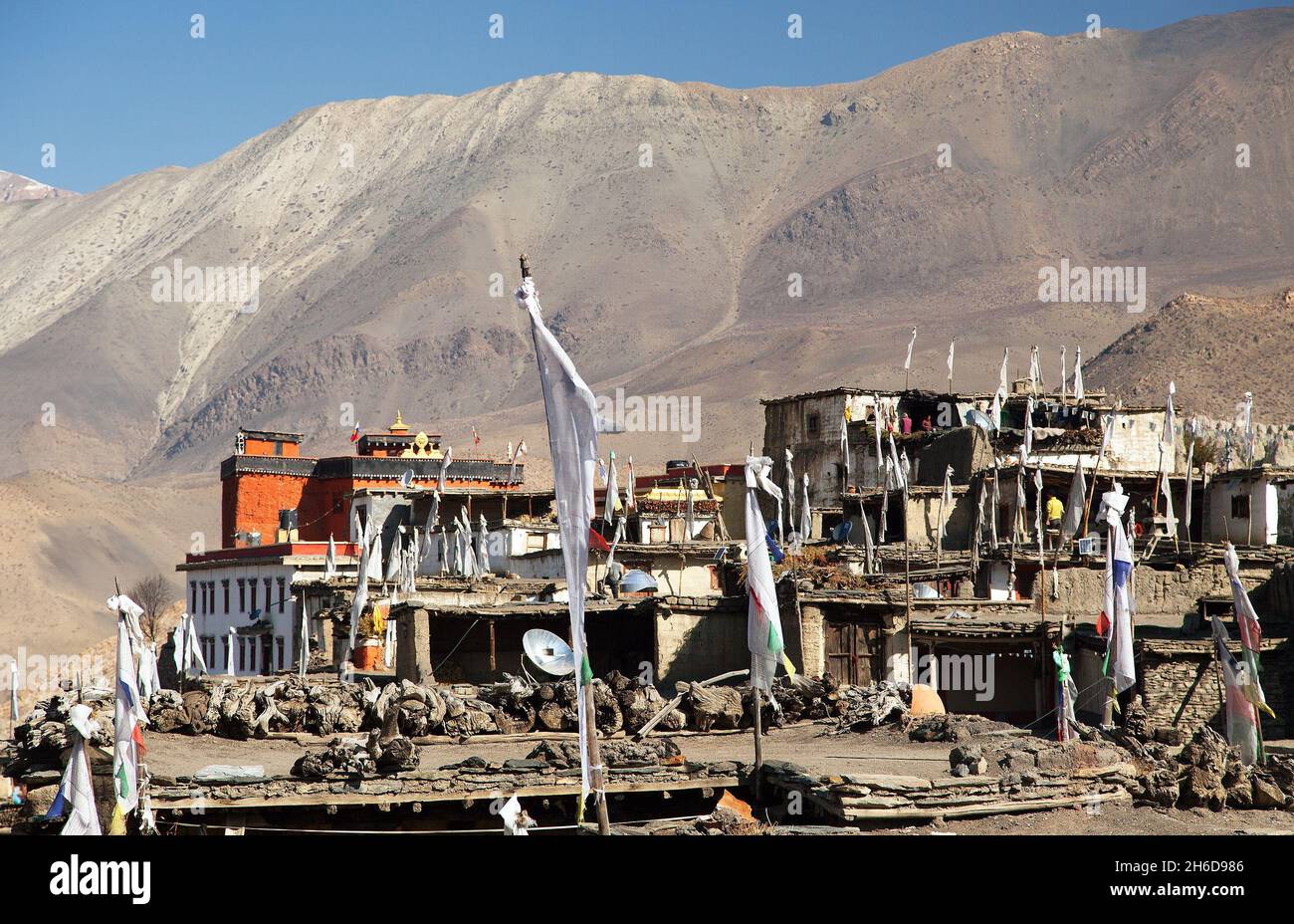 Jharkot village, one of the best villages in round Annapurna circuit ...