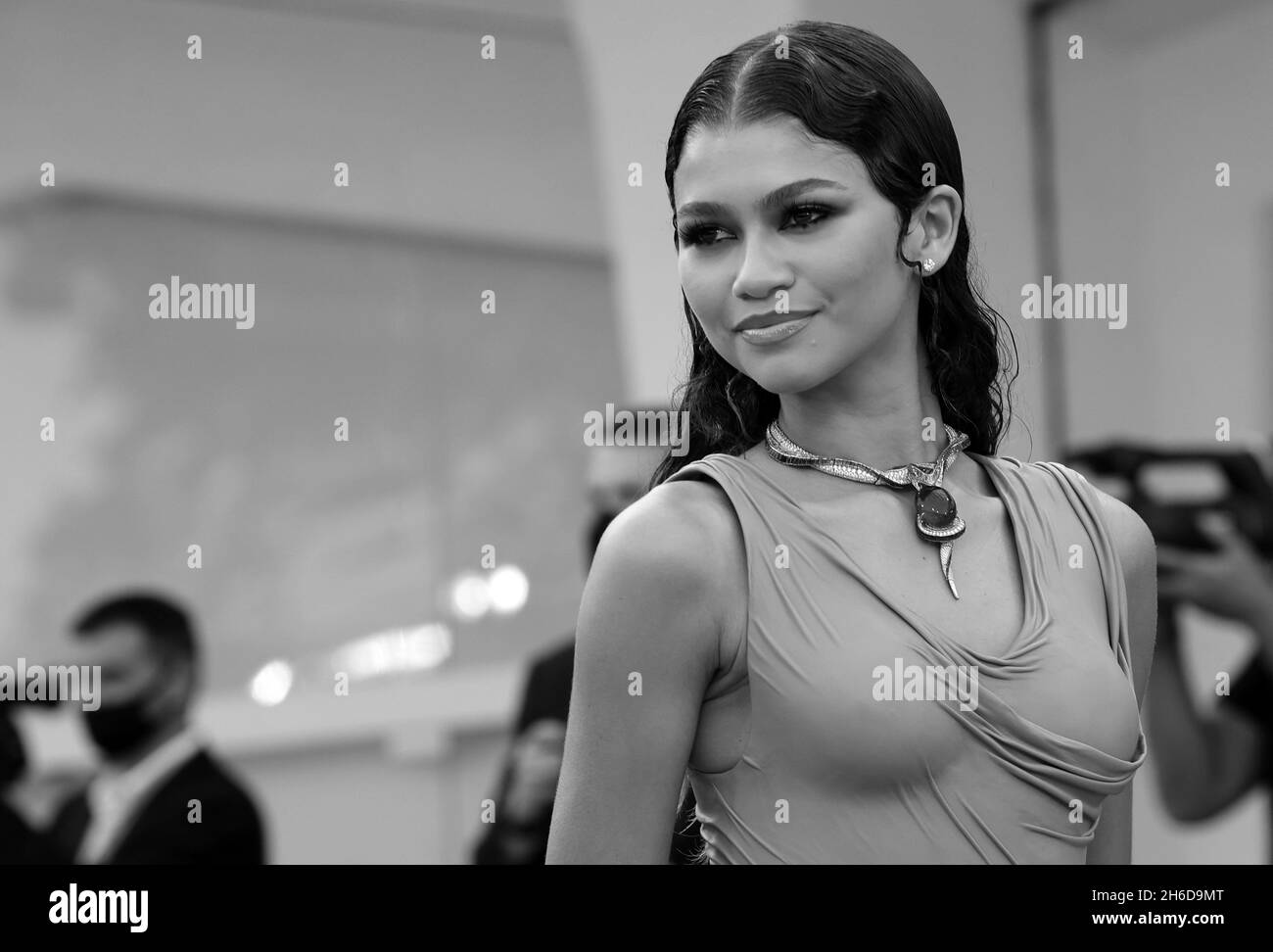 VENICE, ITALY - SEPTEMBER 03: Zendaya attends the red carpet of the ...