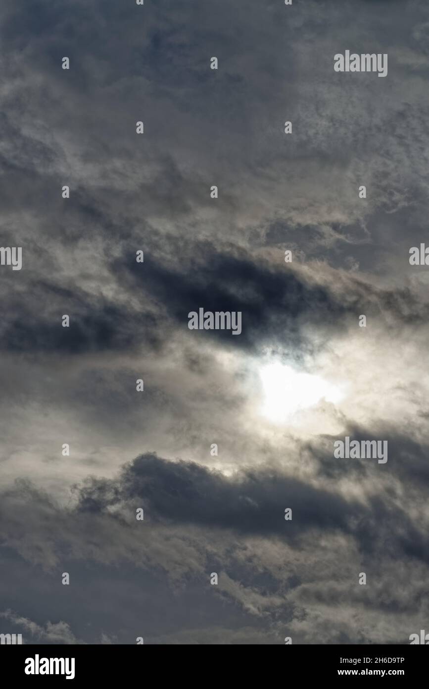 Abstract shapes of weather clouds Stock Photo - Alamy