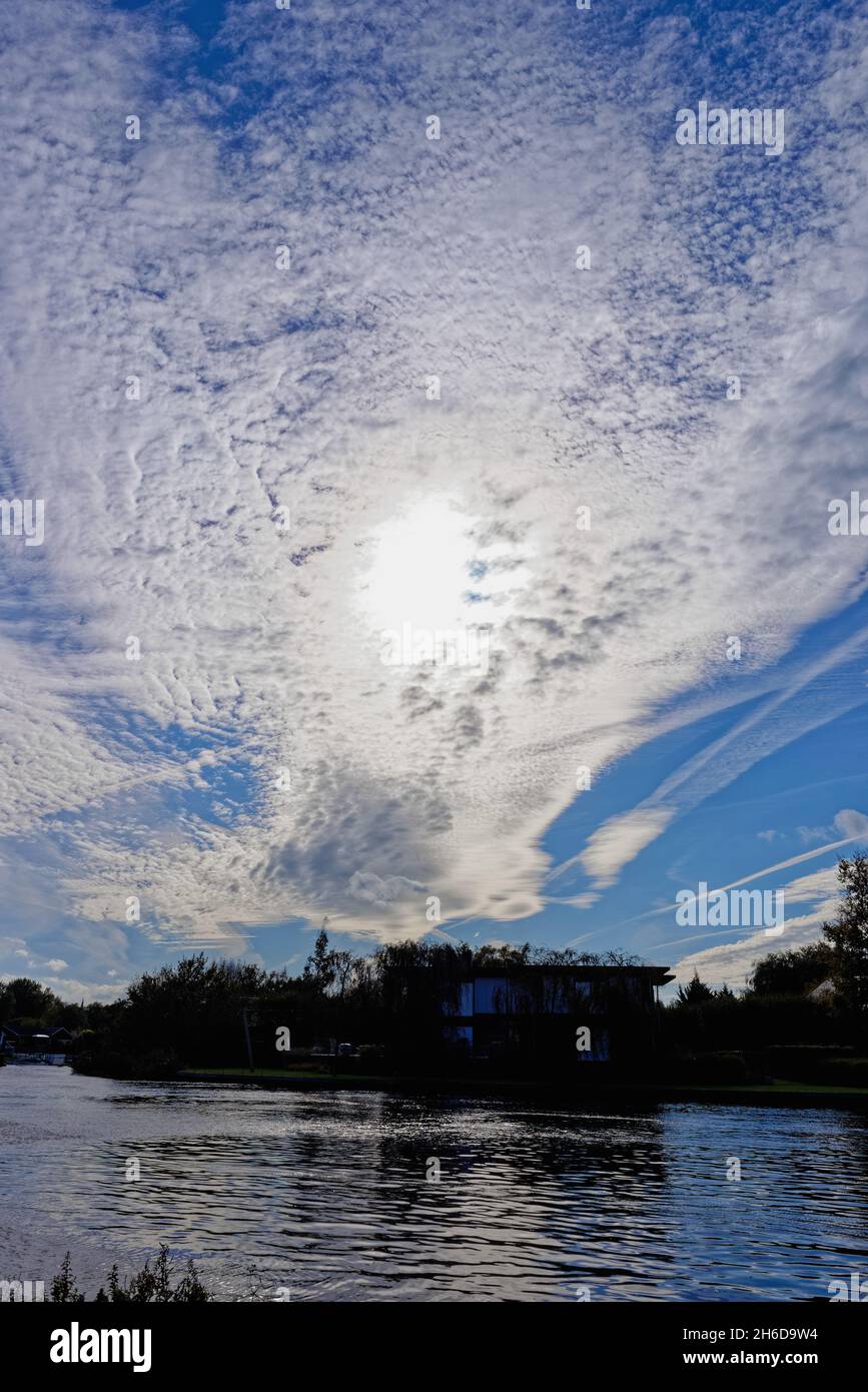 Abstract shapes of weather clouds Stock Photo - Alamy