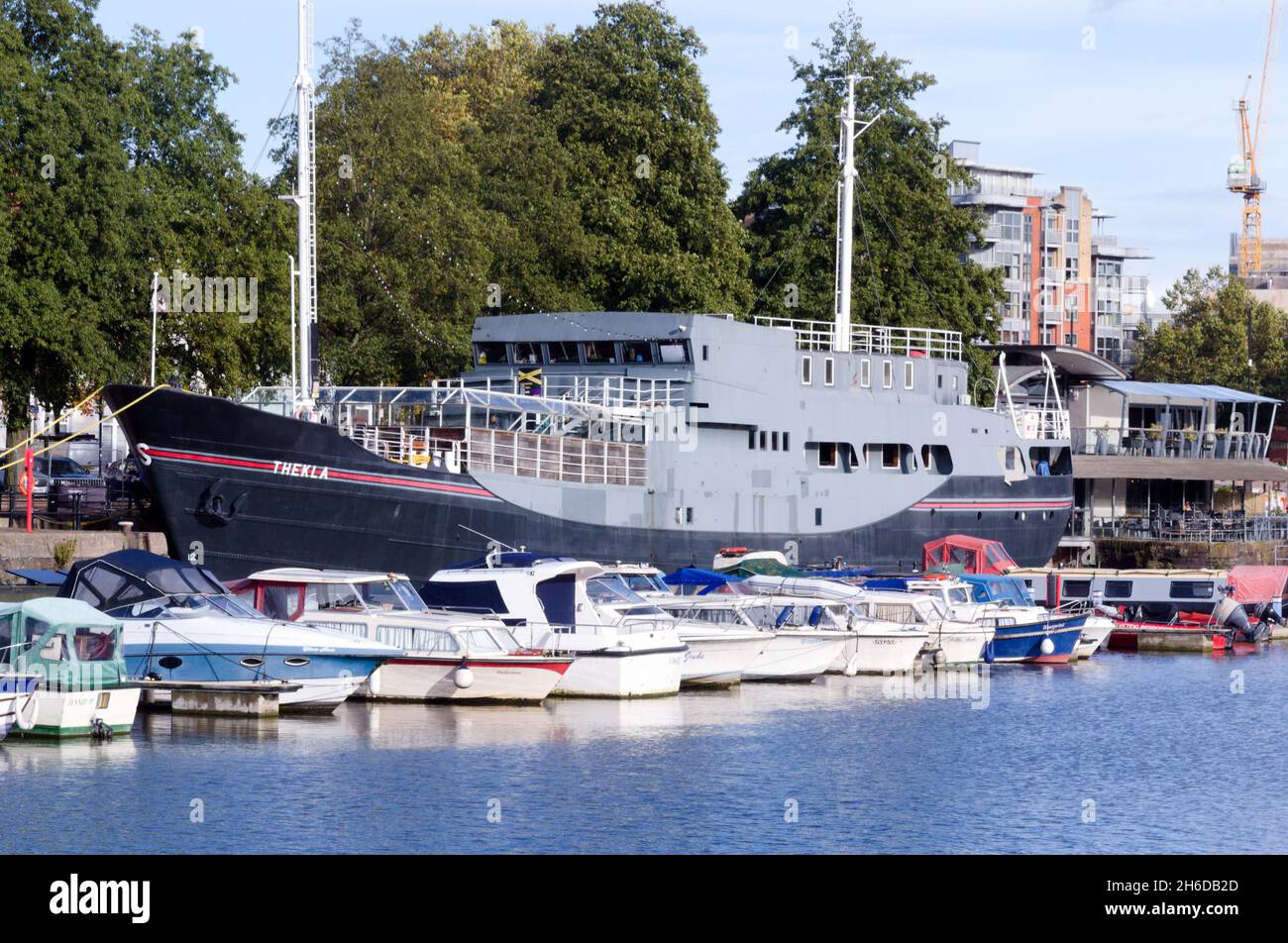 Thekla, a live music venue and club space on a converted German cargo ...