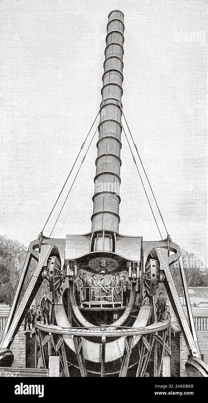 The large equatorial coudé telescope by Maurice Loewy at The Great ...