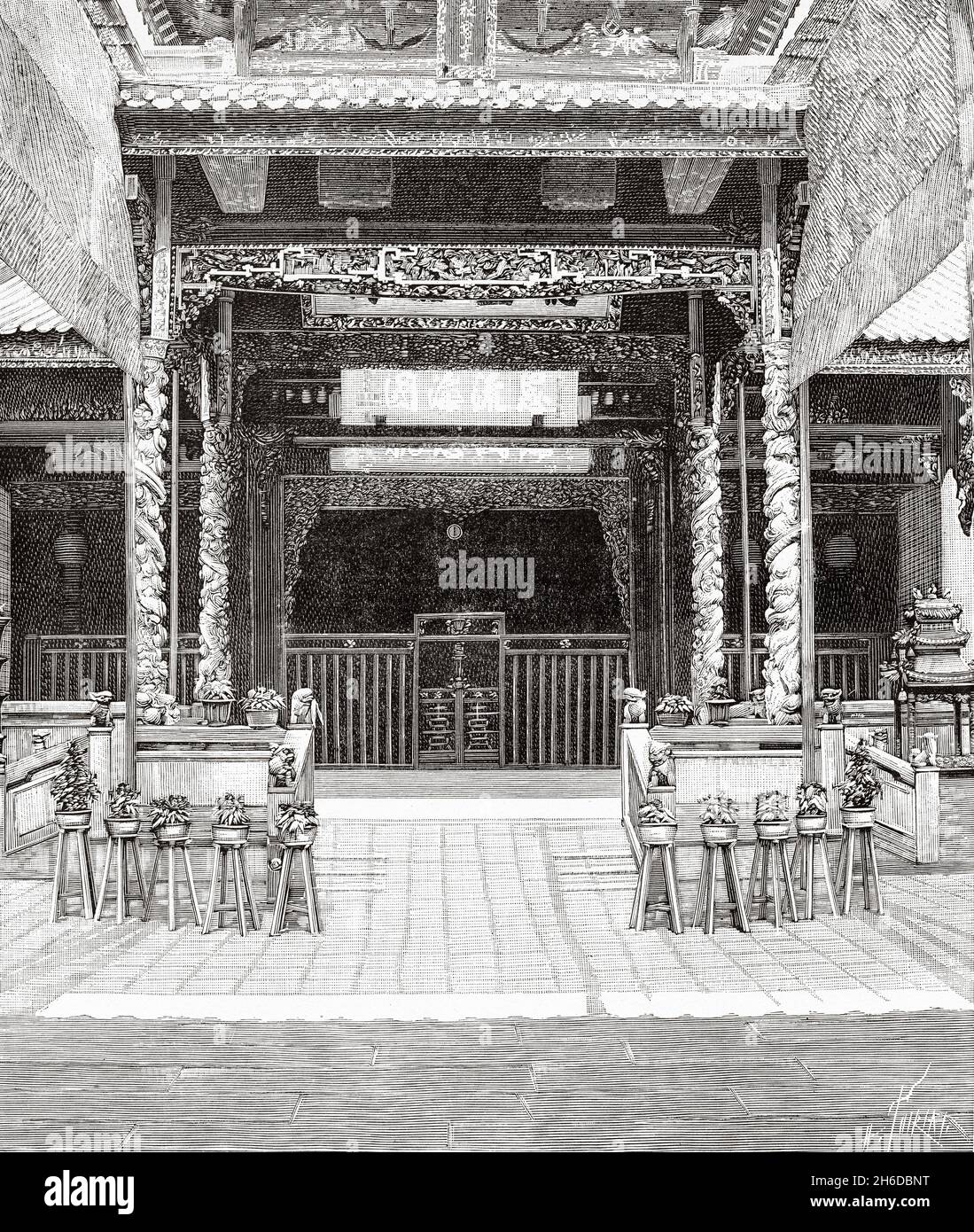 Old chinese merchant house hi-res stock photography and images - Alamy