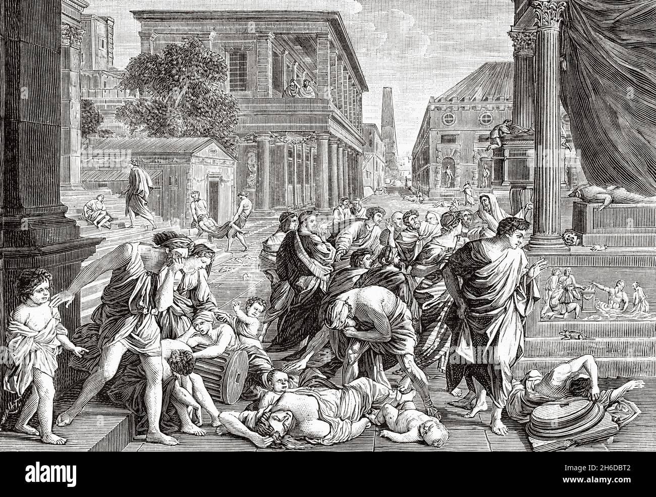 Black death plague illustration hi-res stock photography and images - Alamy