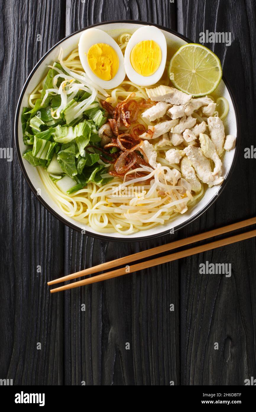Soto ayam is a traditional Indonesian dish which uses ingredients such ...