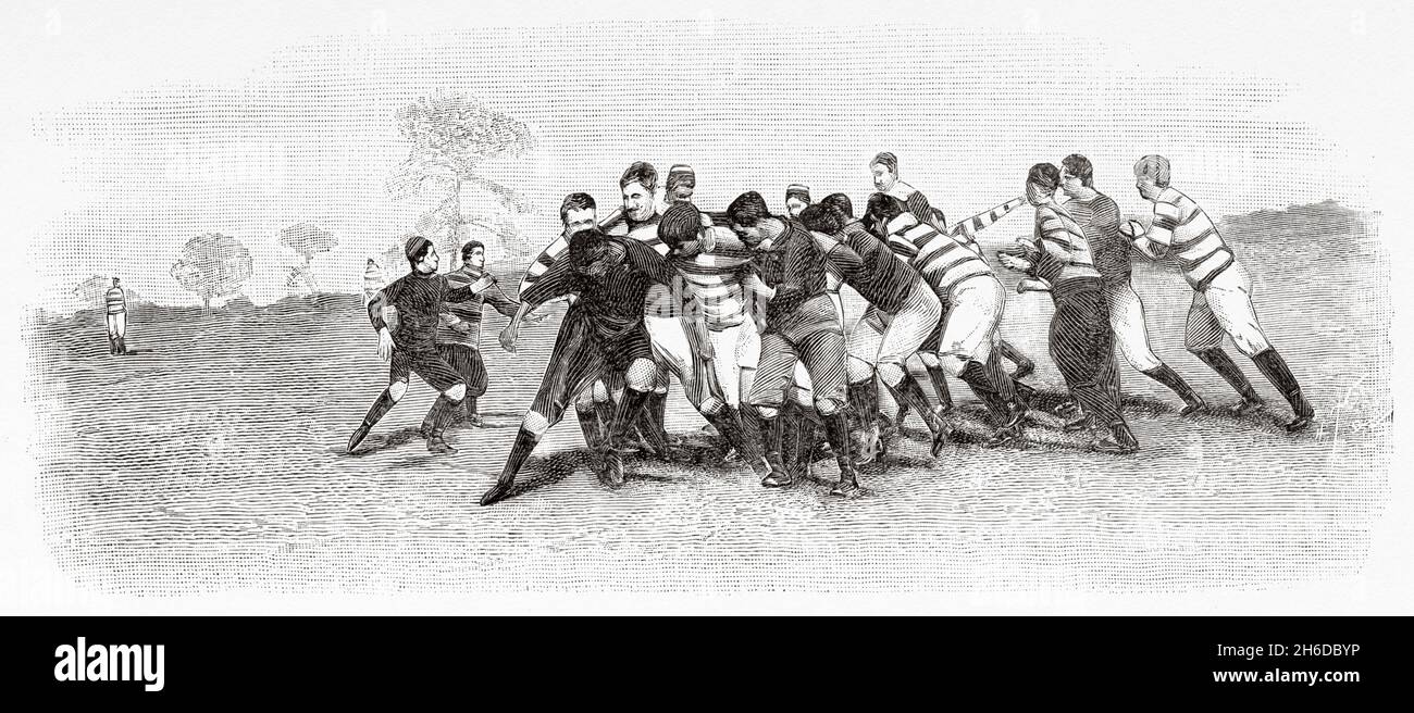 19th century football field hi-res stock photography and images - Alamy