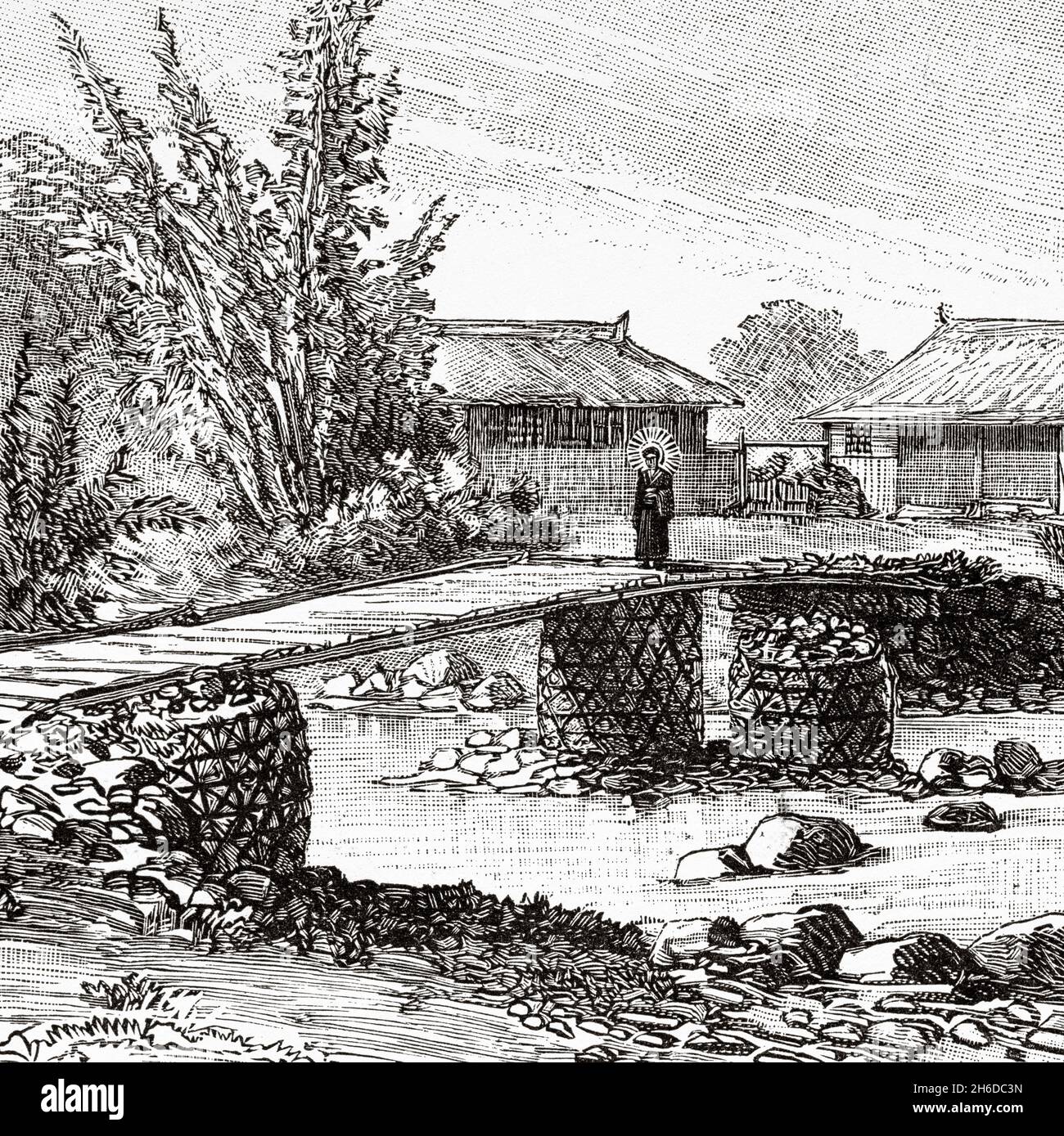 Miyagino footbridge hi-res stock photography and images - Alamy