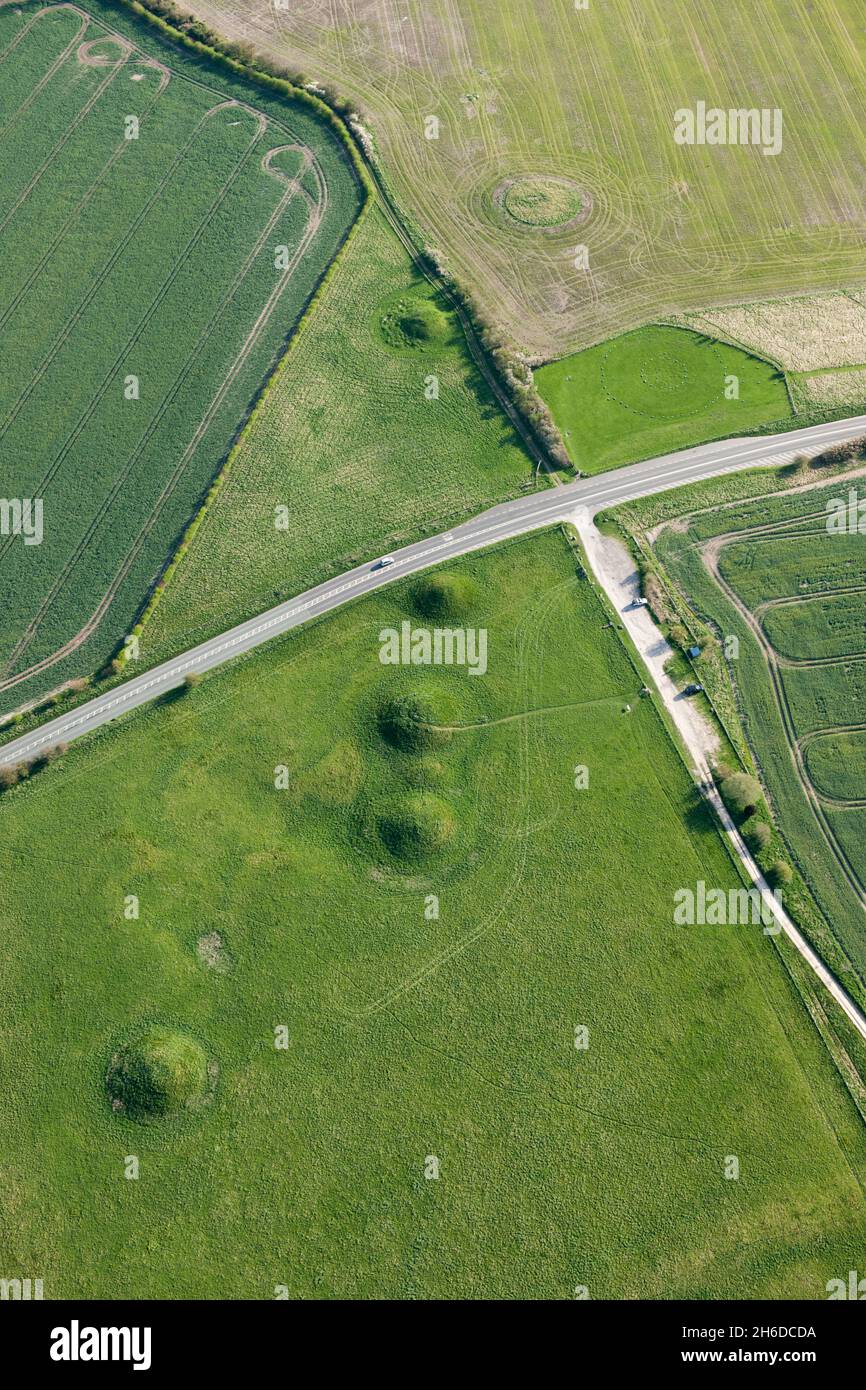 Overton Hill round barrow cemetery and The Sanctuary, Wiltshire, 2015 ...