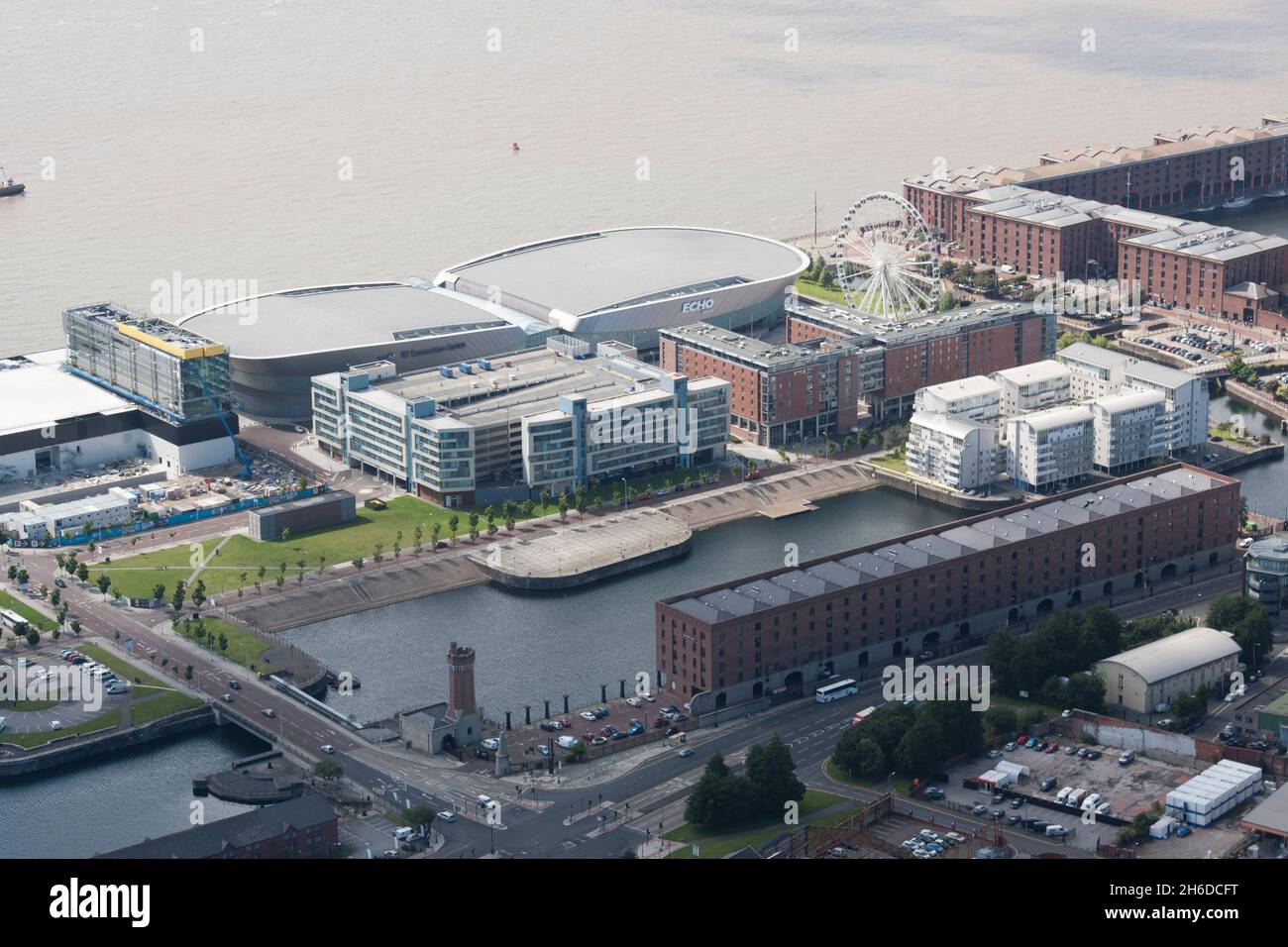 Port of liverpool docks aerial hi-res stock photography and images - Alamy