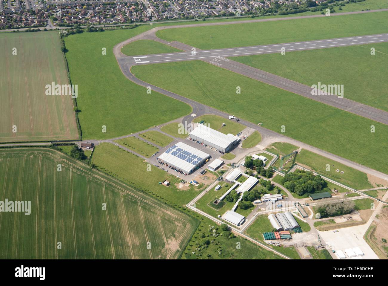 Chalgrove Airfield, Oxfordshire, 2018. A military airfield opened 1943 ...