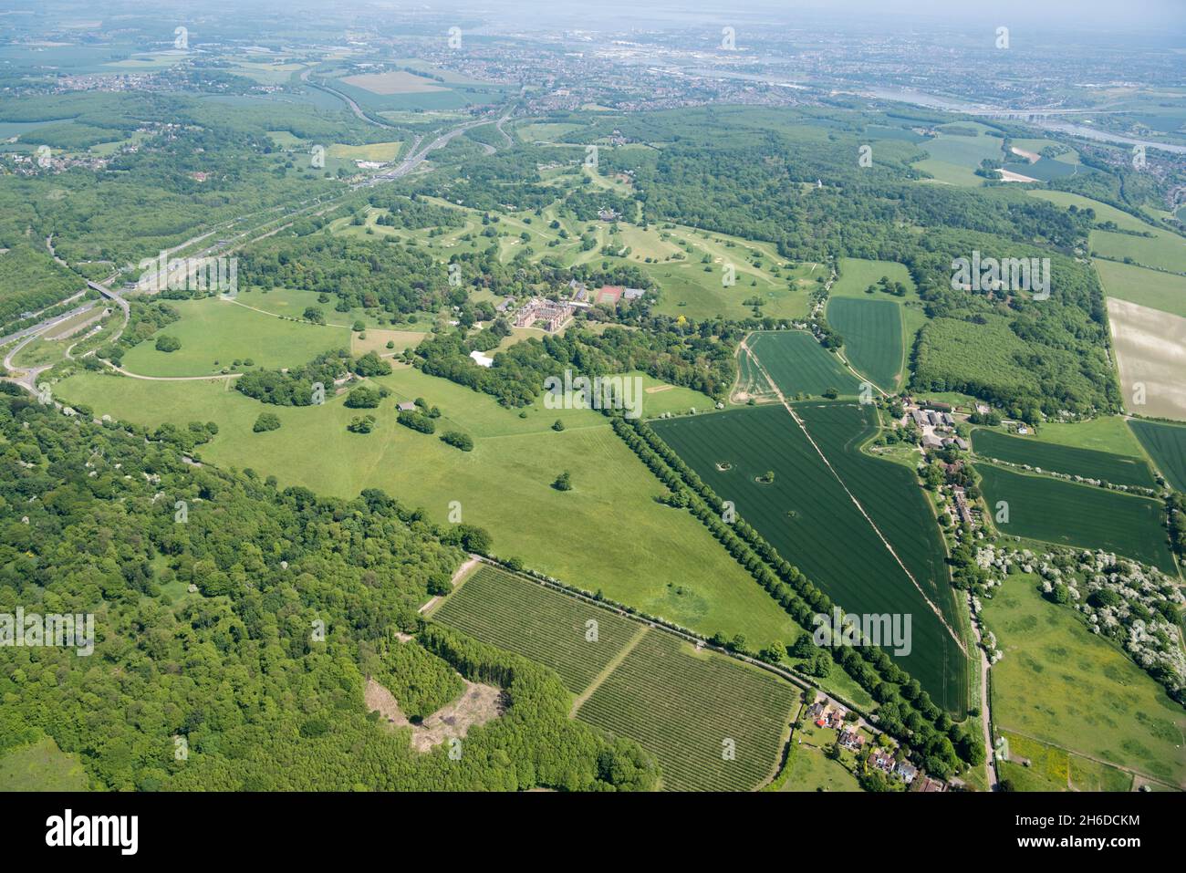 Cobham Hall Park which includes late 18th and early 19th century ...