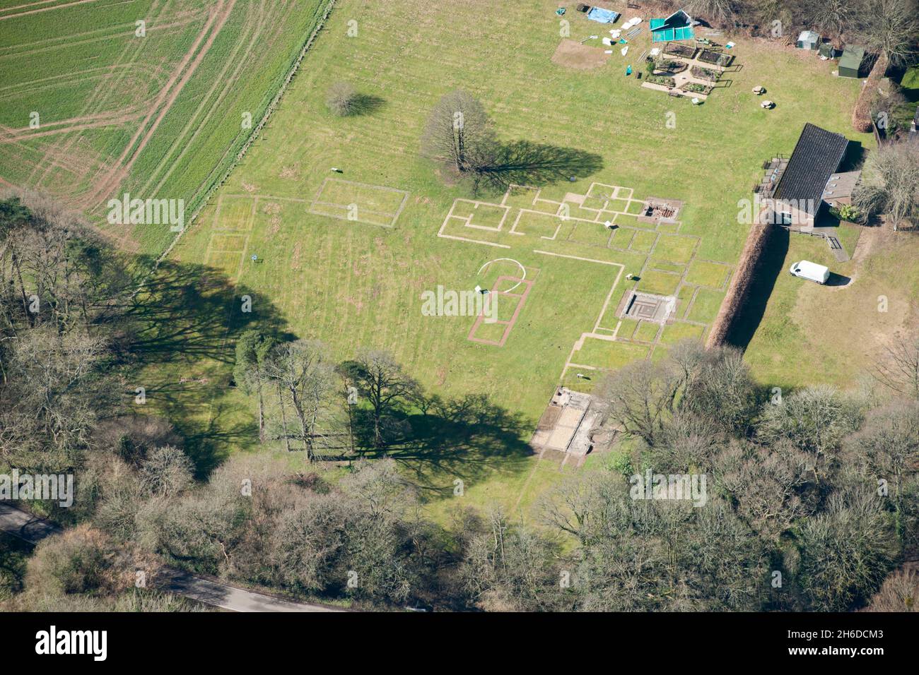 Rockbourne roman villa hi-res stock photography and images - Alamy