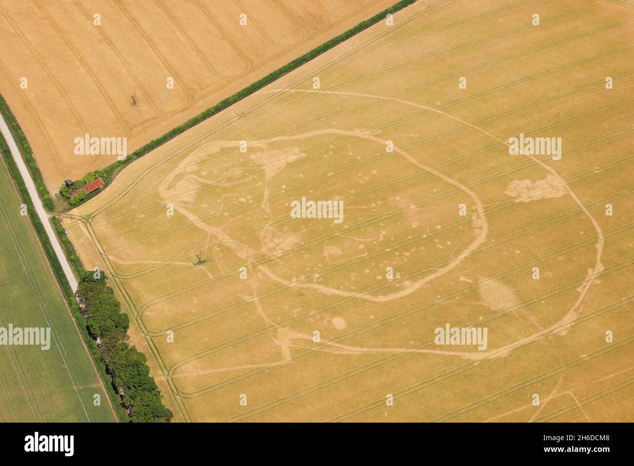 Double ditch enclosure hi-res stock photography and images - Alamy