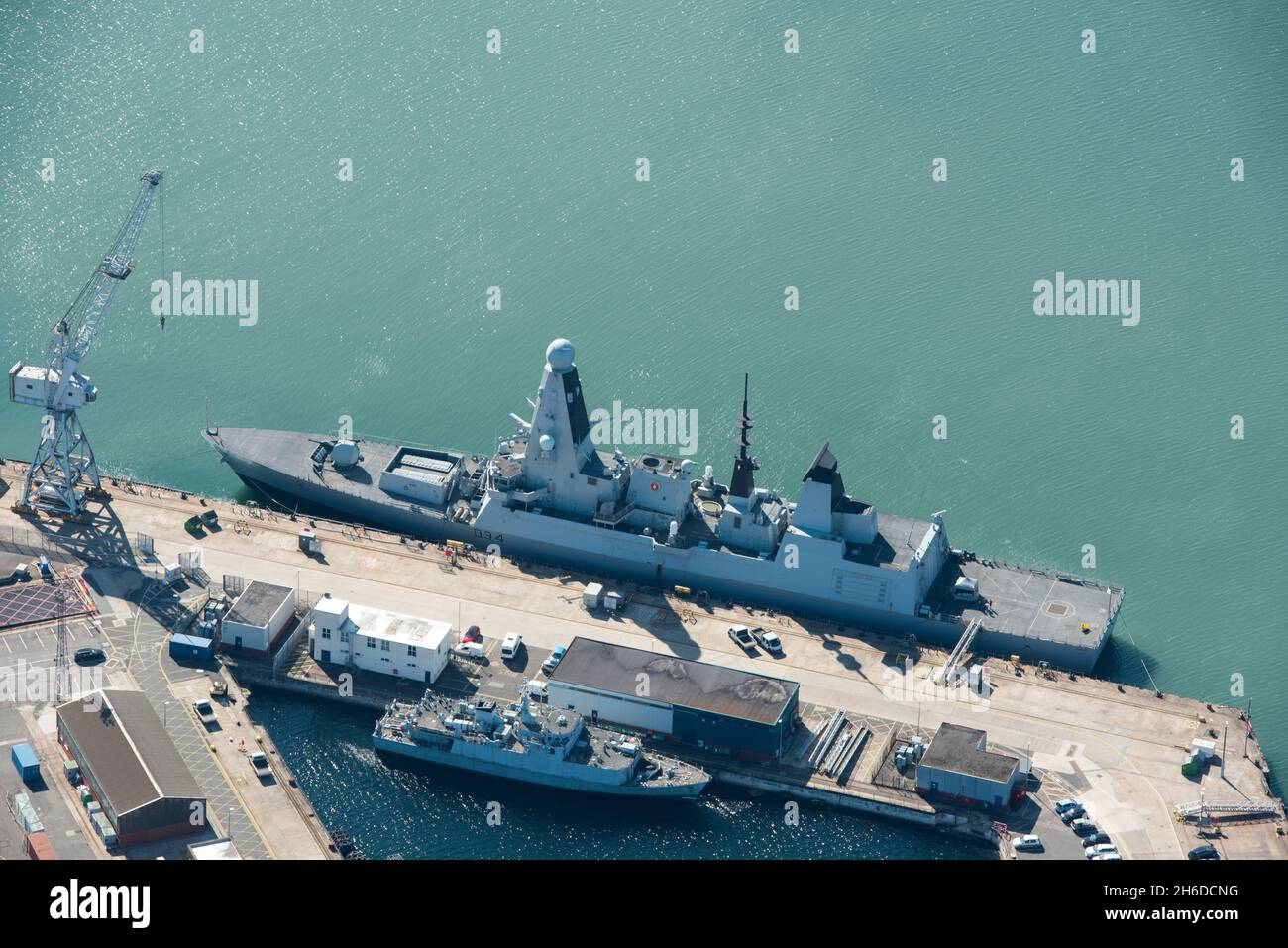 Royal Navy destroyer HMS Diamond (D34), HM Naval Base, City of ...
