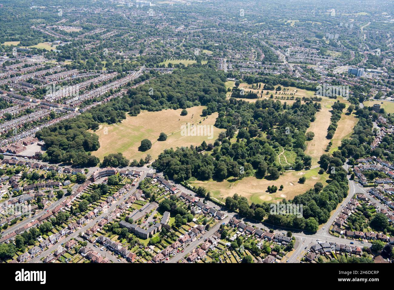 Warley Park the former landscape park to Warley Hall designed by ...