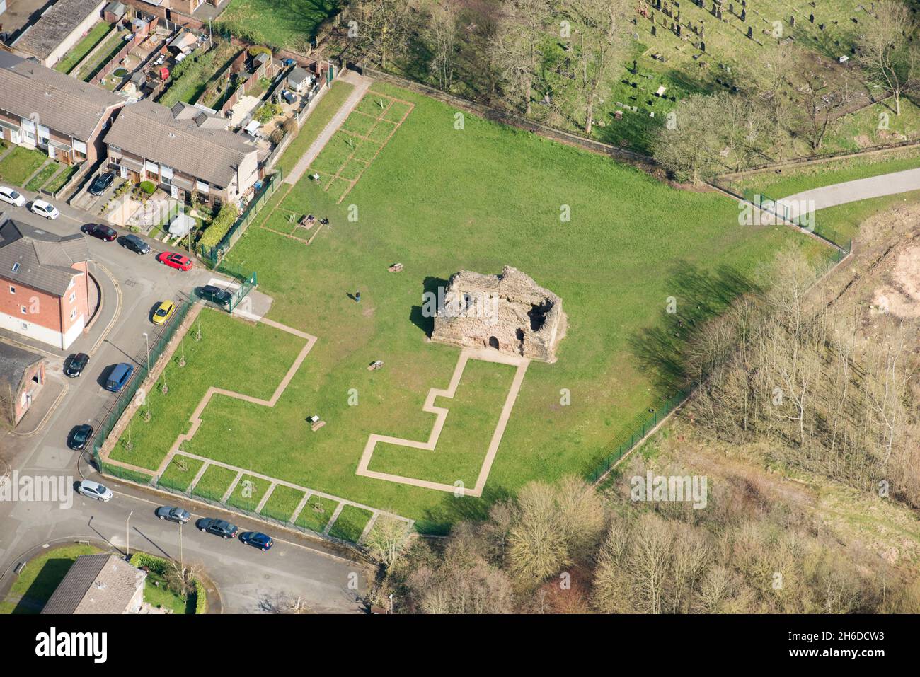 Radcliffe Tower and site of old manor house, Bury, 2019 Stock Photo - Alamy