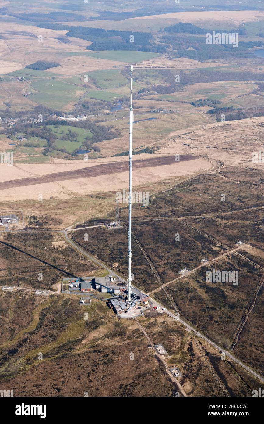 Winter Hill television transmitter, Lancashire, 2019 Stock Photo - Alamy