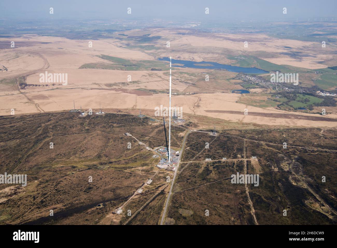 Winter Hill television transmitter, Lancashire, 2019 Stock Photo - Alamy