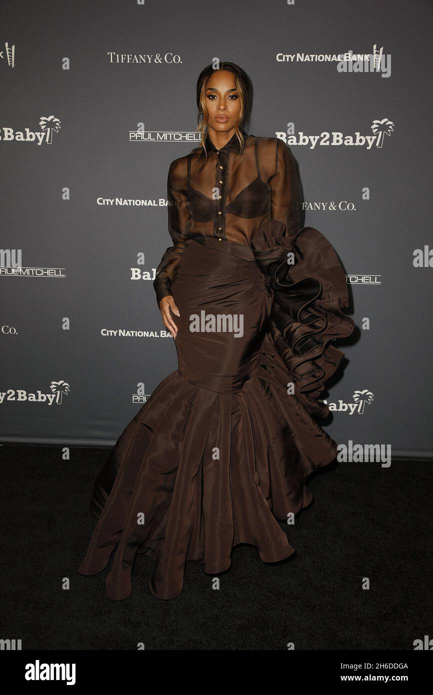 WEST HOLLYWOOD, CALIFORNIA - NOVEMBER 13: Ciara attends the Baby2Baby ...