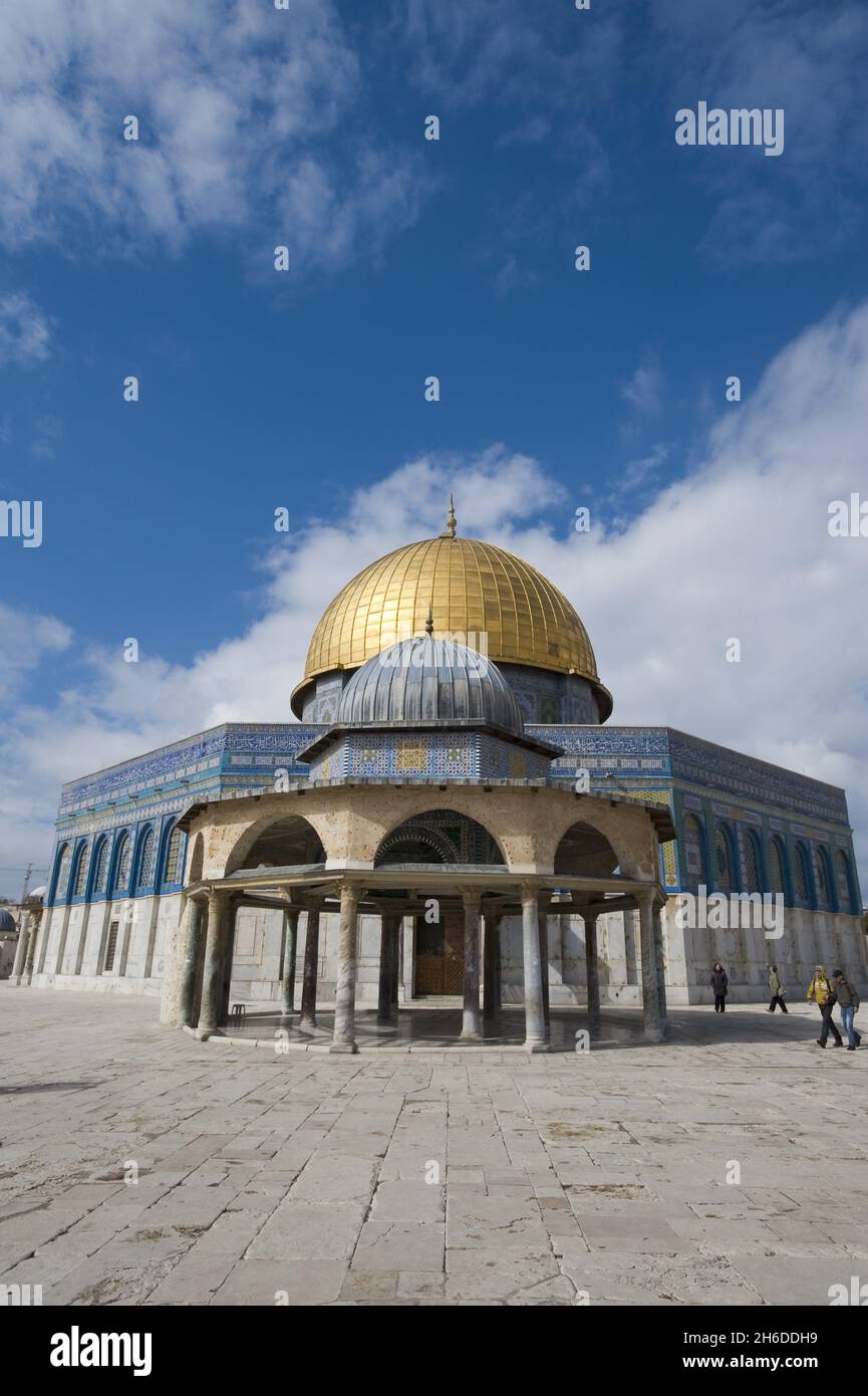 Dome of the Rock and Chain dome, Israel, Jerusalem Stock Photo - Alamy