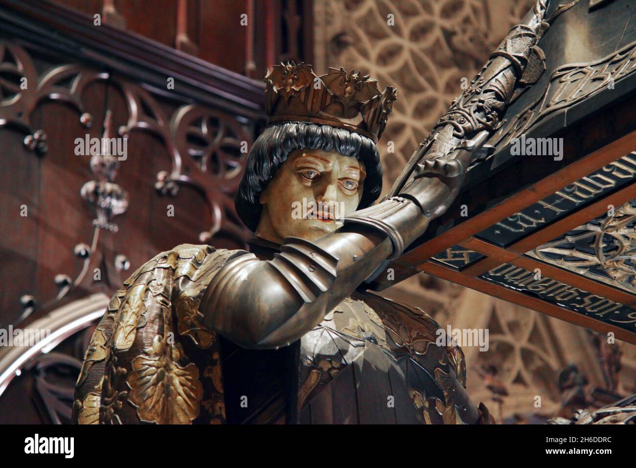 The Tomb of Christopher Columbus in the Seville Cathedral Sevilla Spain ...