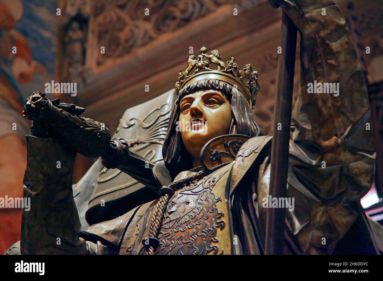 The Tomb of Christopher Columbus in the Seville Cathedral Sevilla Spain ...