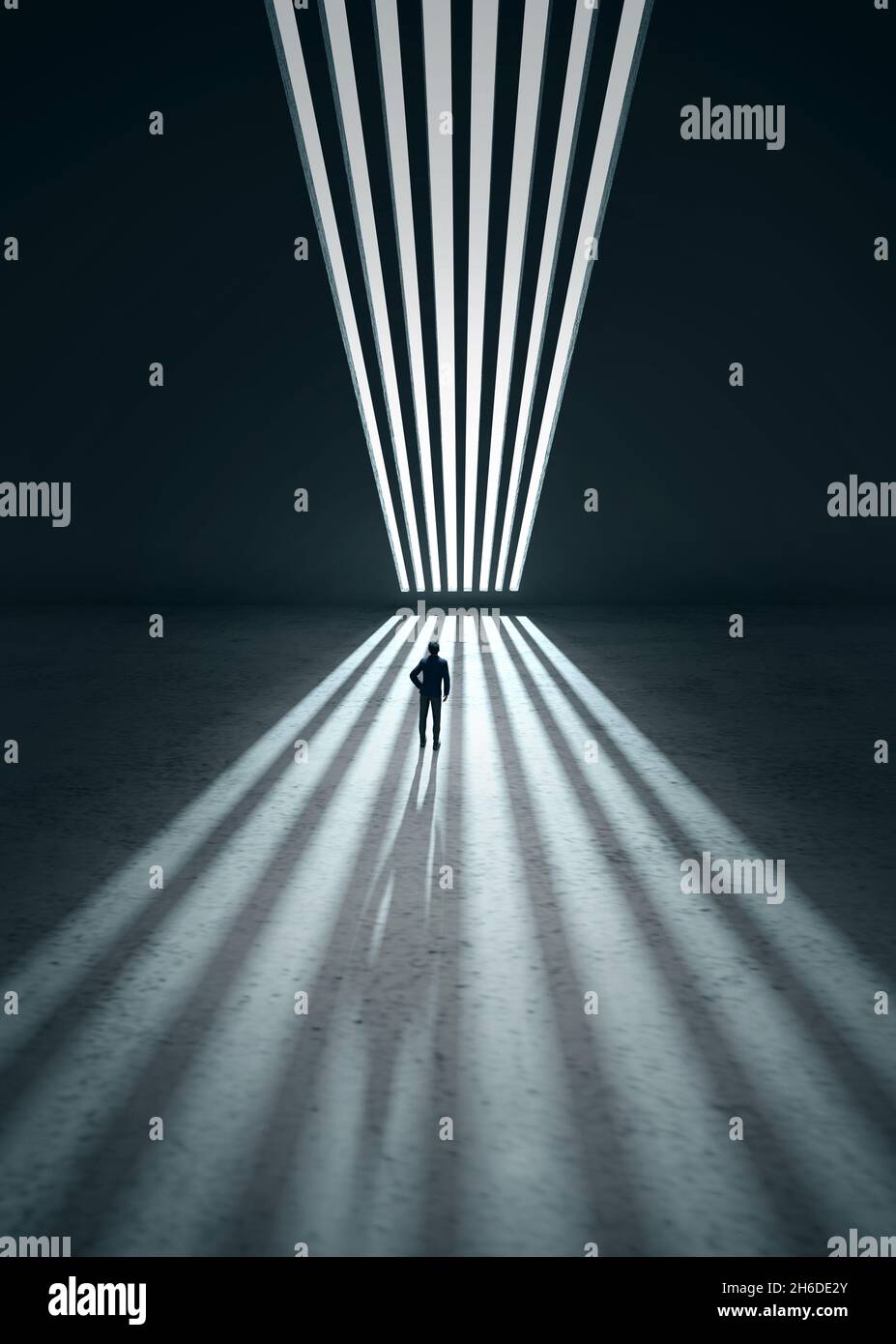 Person thinking decision path hi-res stock photography and images - Alamy