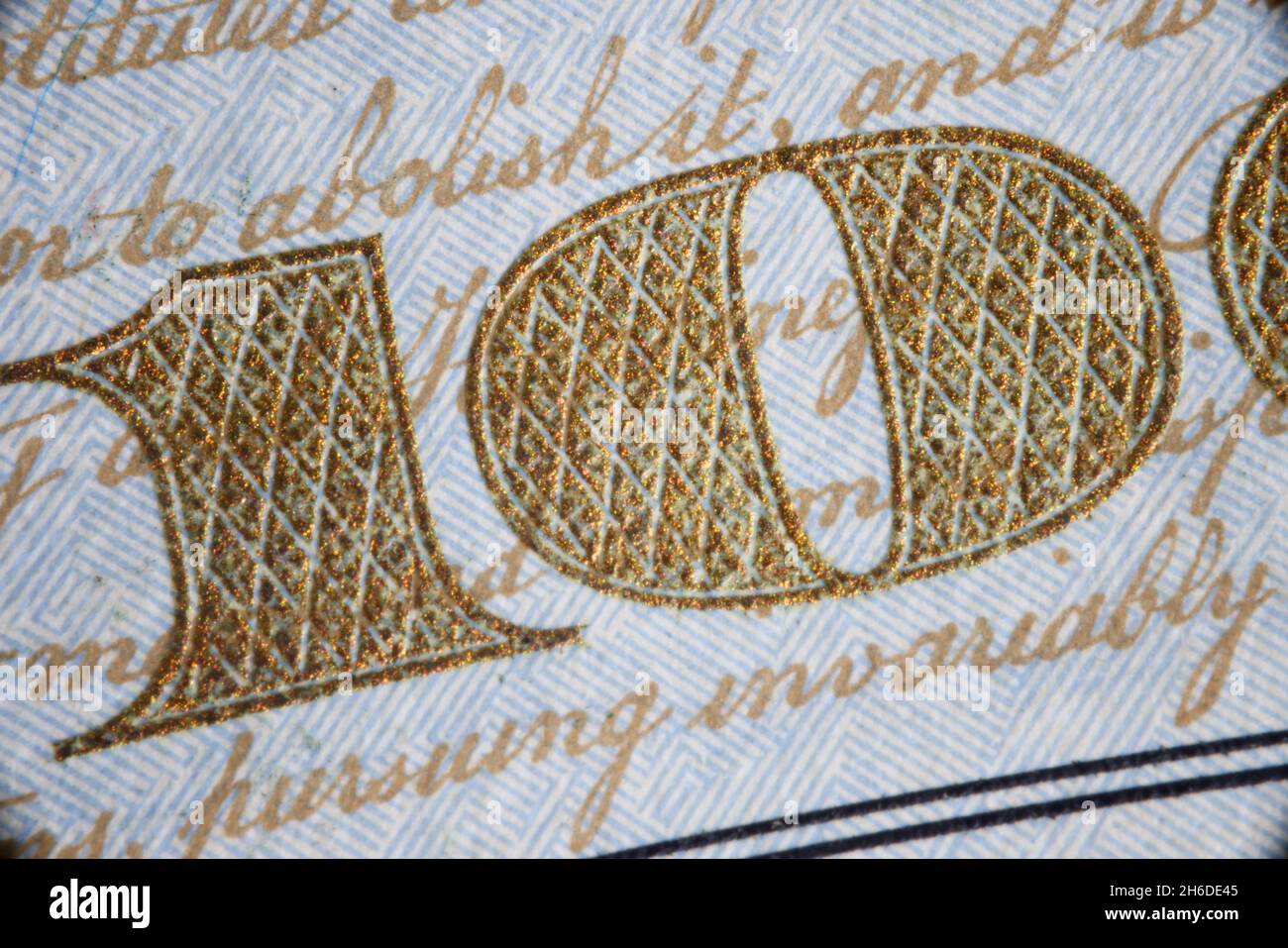 100 dollar bill watermark hi-res stock photography and images - Alamy