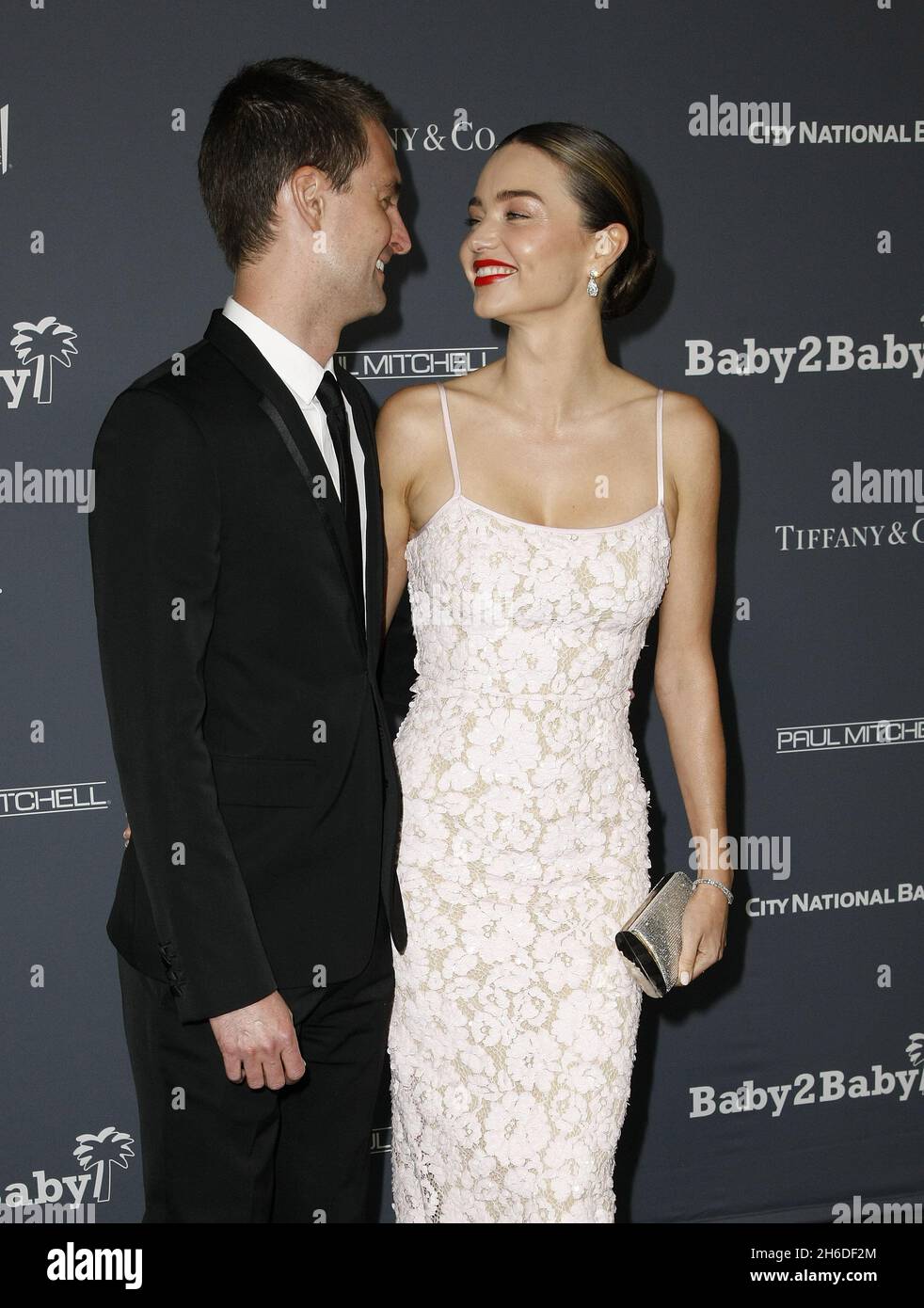 WEST HOLLYWOOD, CALIFORNIA - NOVEMBER 13: Evan Spiegel and Miranda Kerr ...