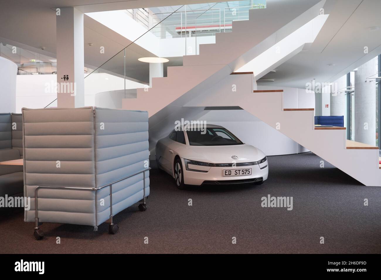 Potsdam, Germany. 15th Nov, 2021. View of a design draft at the ...