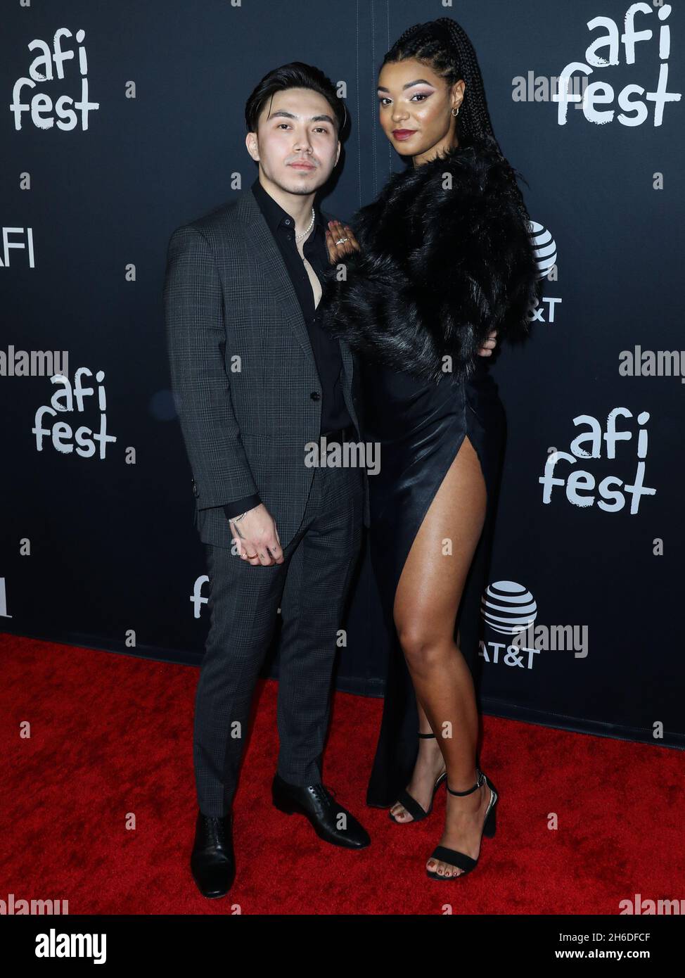 HOLLYWOOD, LOS ANGELES, CALIFORNIA, USA - NOVEMBER 14: Venya Pak and T ...