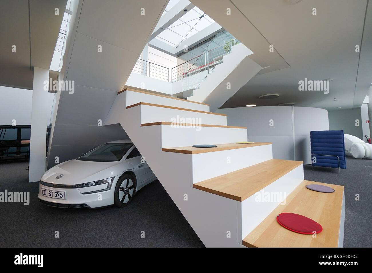 Potsdam, Germany. 15th Nov, 2021. View of a design draft at the ...