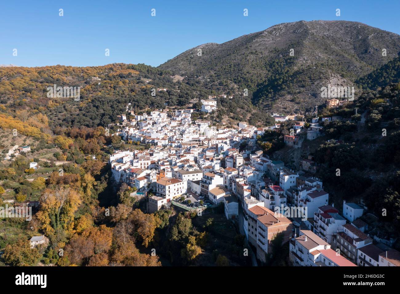 municipalities of the Genal valley, Igualeja in the province of Malaga ...