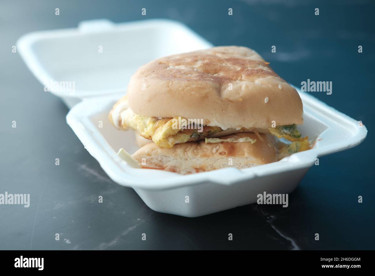 Half eaten hamburger cheeseburger burger beef hi-res stock photography ...