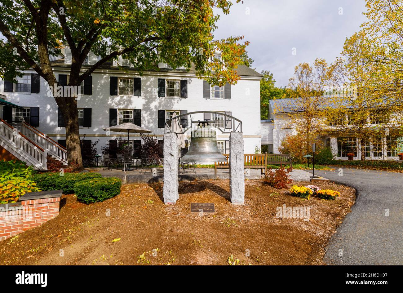 The Paul Revere Bell cast in 1823 by Boston Foundry on display in the ...